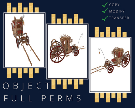 Second Life Marketplace - [ Object ] - Old Wagon